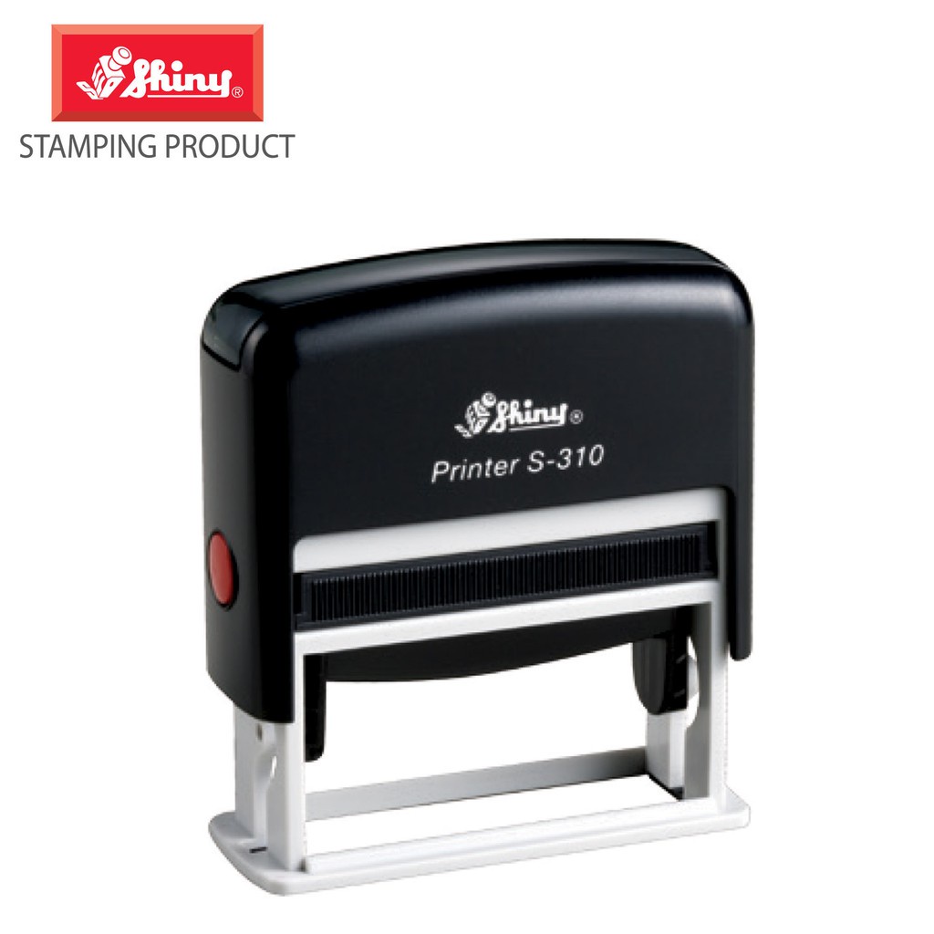 (Customized)SHINY Self Inking Stamp S310 (54mm x 13mm) | Shopee Malaysia