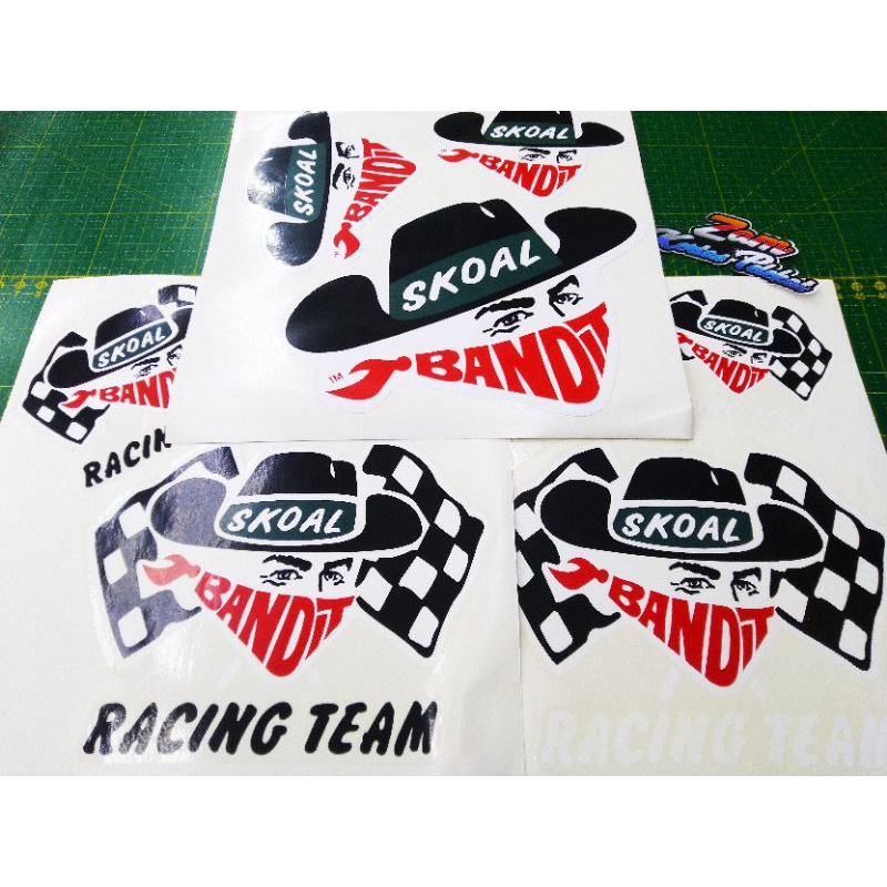 STICKERS SET SKOAL BANDIT SKOAL RACING TEAM PRINT TRANSPARENT | Shopee ...