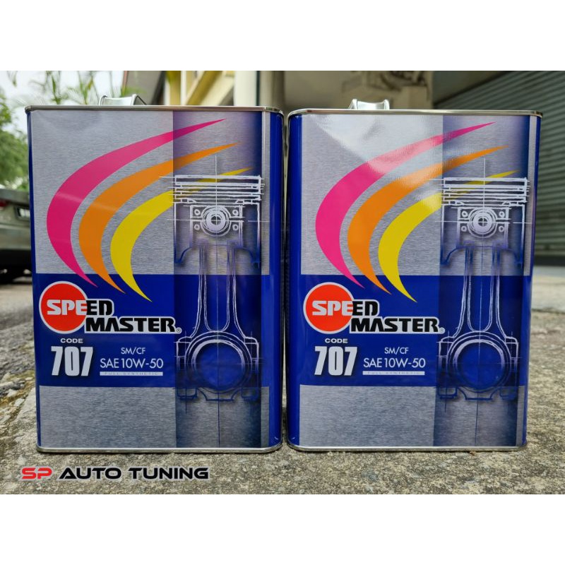 SPEEDMASTER CODE 707 [10W-50 SN / SM] Engine Oil. 4L/1L | Shopee Malaysia