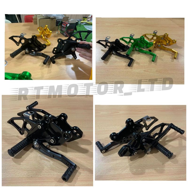 KAWASAKI NINJA250-300 Z250-Z300 TAHUN 2008-2016 RACING FOOTREST SET CNC ...