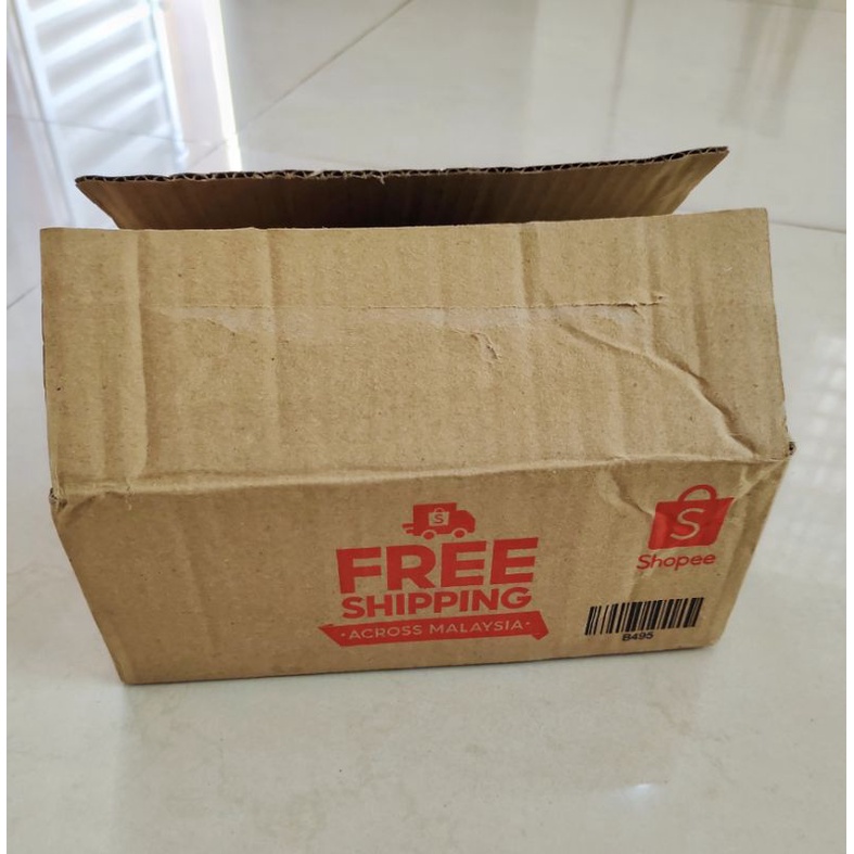 Used Second Hand Courier Shopee Carton Box Kotak terpakai (Size XS ...