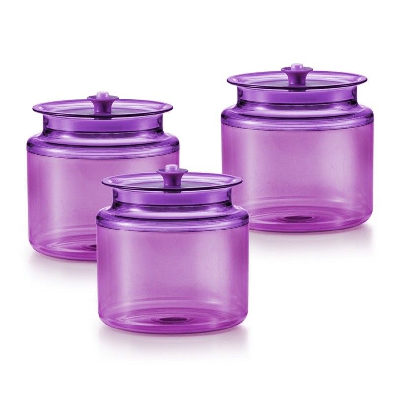 [READY STOCK] ORIGINAL TUPPERWARE Purple Counterpart 900ml (2) & 1.2L ...