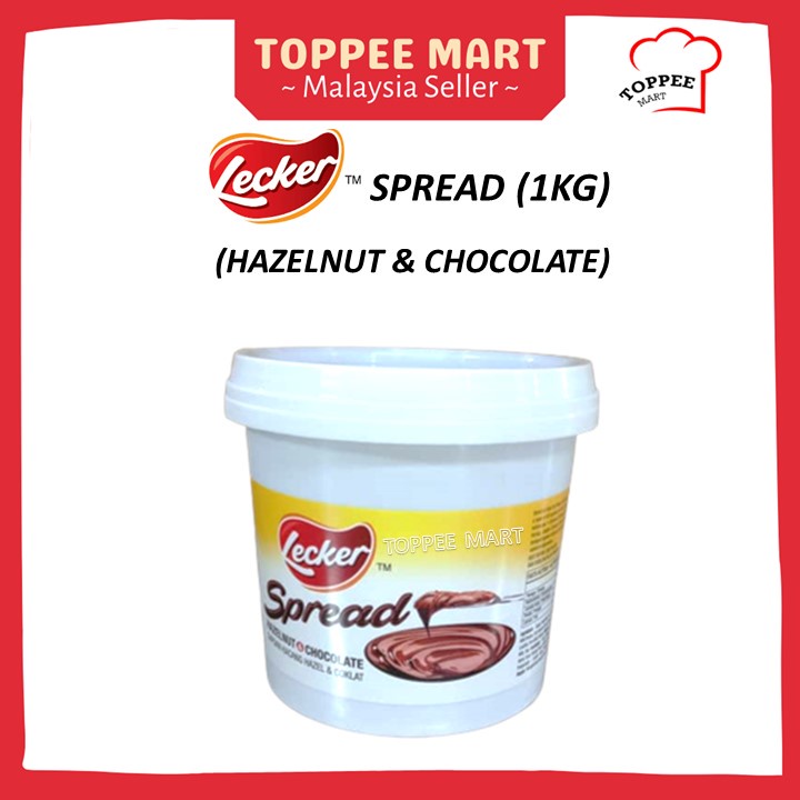 LECKER HAZELNUT CHOCOLATE SPREAD 1KG | Shopee Malaysia
