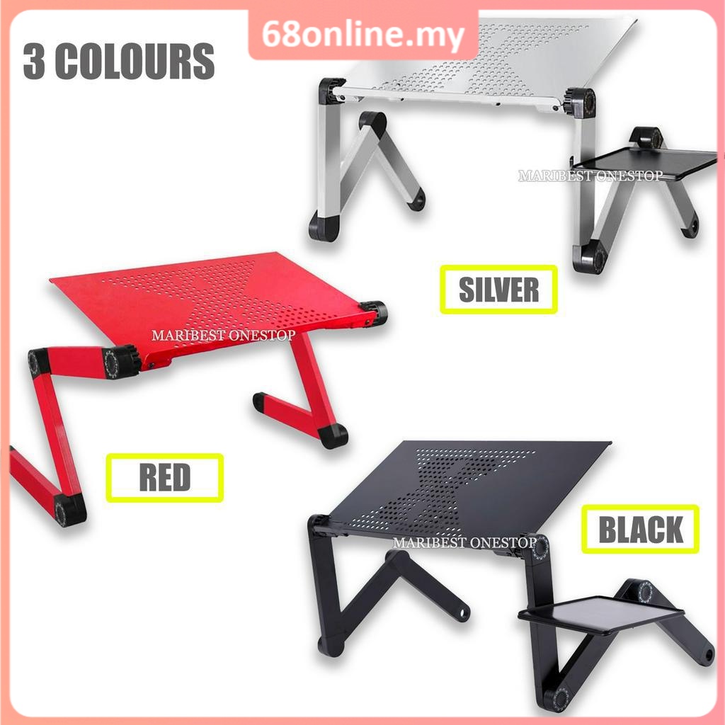 [Clearance Stock] Folding Laptop Desk Adjustable Laptop Table Stand ...