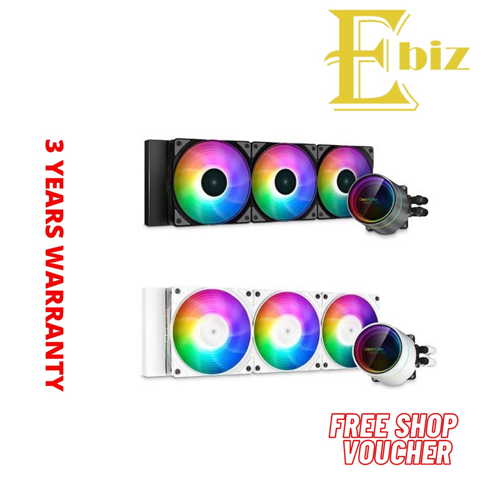 DEEPCOOL CASTLE 360EX ARGB ALL IN ONE LIQUID COOLER | BLACK | WHITE ...