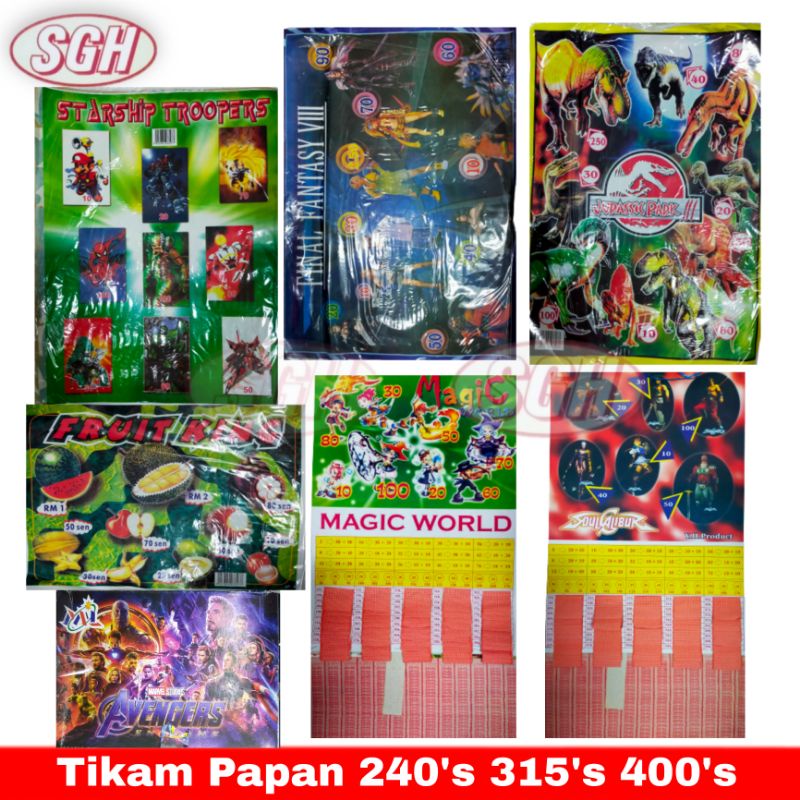 Tikam papan playing cards 240-400 pcs | Shopee Malaysia