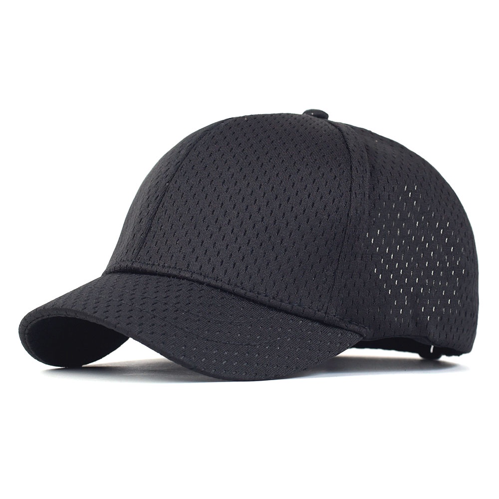Ready Stock Summer Breathable Short Brim Mesh Baseball Cap Men Women ...