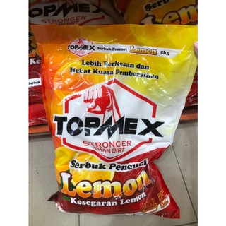 Topmex- Serbuk Pencuci Lemon - 5kg | Shopee Malaysia
