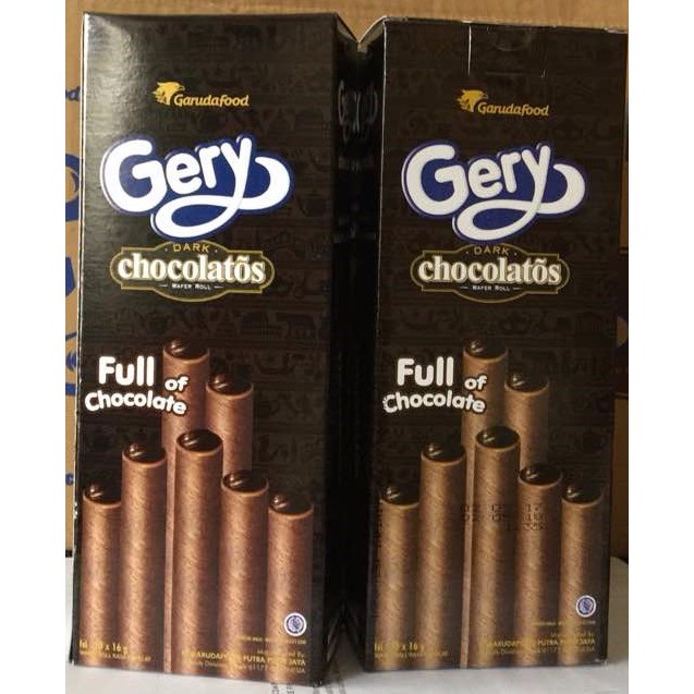 Gery Chocolatos Wafer Roll Dark Chocolate BUY 30 FREE DELIVERY HALAL ...