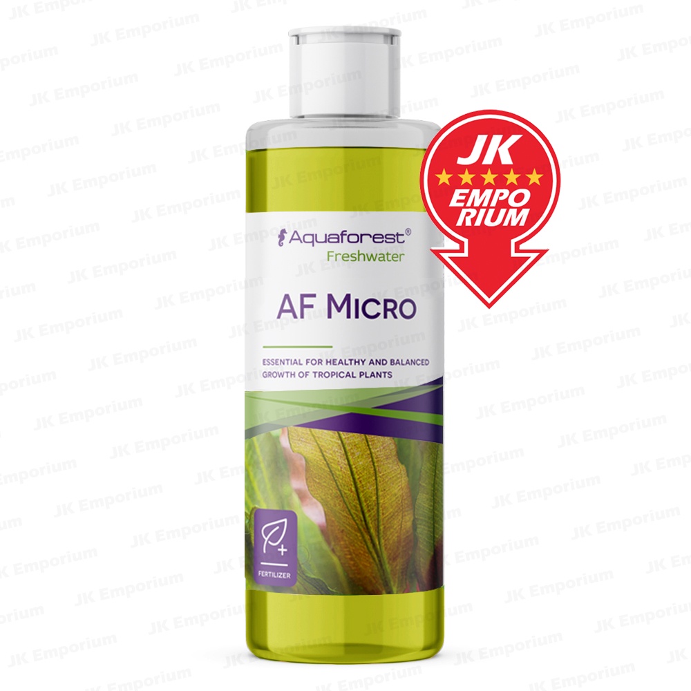 Aquaforest AF Micro 125ml 250ml Freshwater Plant Fertilizer Aquascape Aquarium Fert Baja Pokok ...