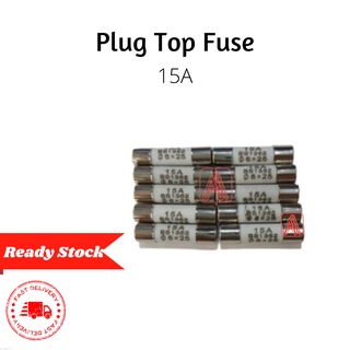 (10PCS) 13A /15A PLUG TOP FUSE BS1362 - SHIP FROM MALAYSIA !!! | Shopee ...
