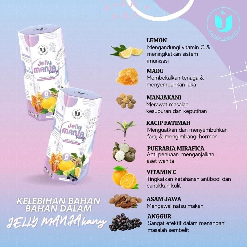 JAMU MODEN -JELLY MANJA KANY SEDAP- | Shopee Malaysia