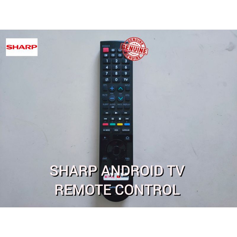 SHARP ANDROID LED TV REMOTE CONTROL GB238WJN1 | Shopee Malaysia