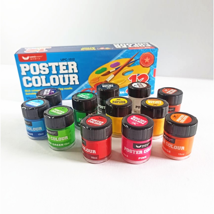 Unicorn Poster Colour UPC-1512 | Shopee Malaysia