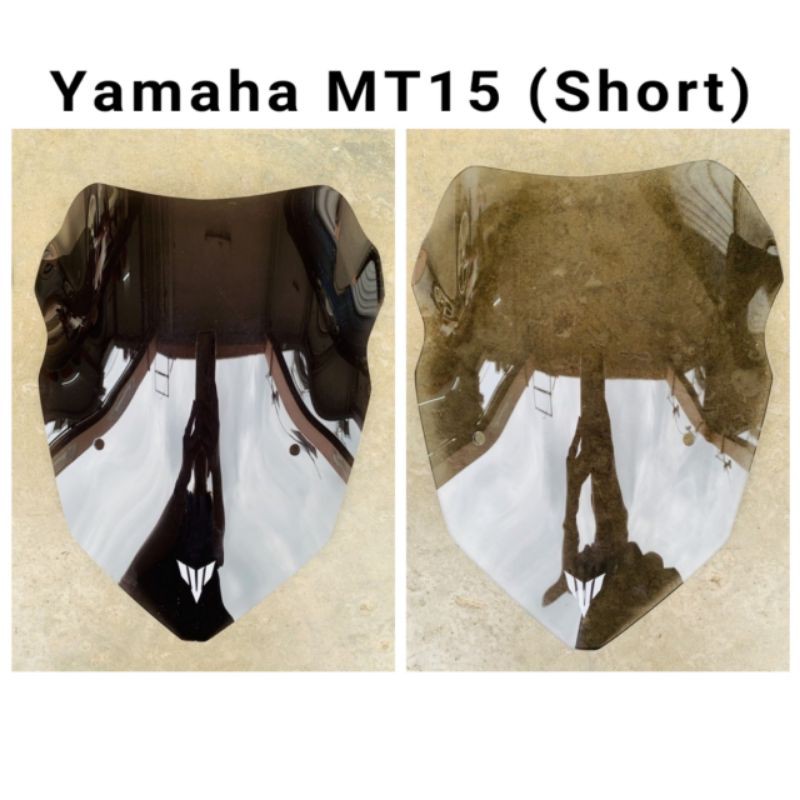 YAMAHA MT15 WINDSHIELD (Short) | Shopee Malaysia