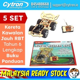 5 Set Kit RBT Tahun 6 Kereta Kawalan Jauh Lengkap Buku Panduan Unit 1 ...