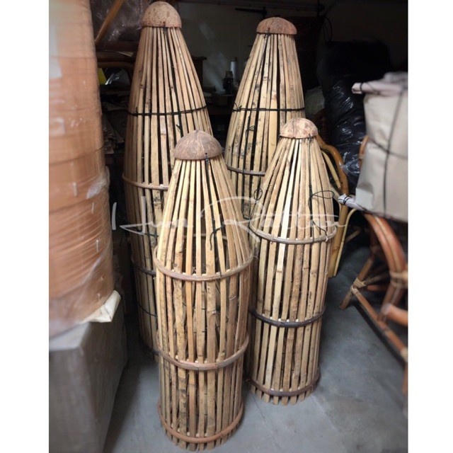 Bubu ikan / Bubu fish catcher / Kraftangan bubu buluh besar / Extra ...