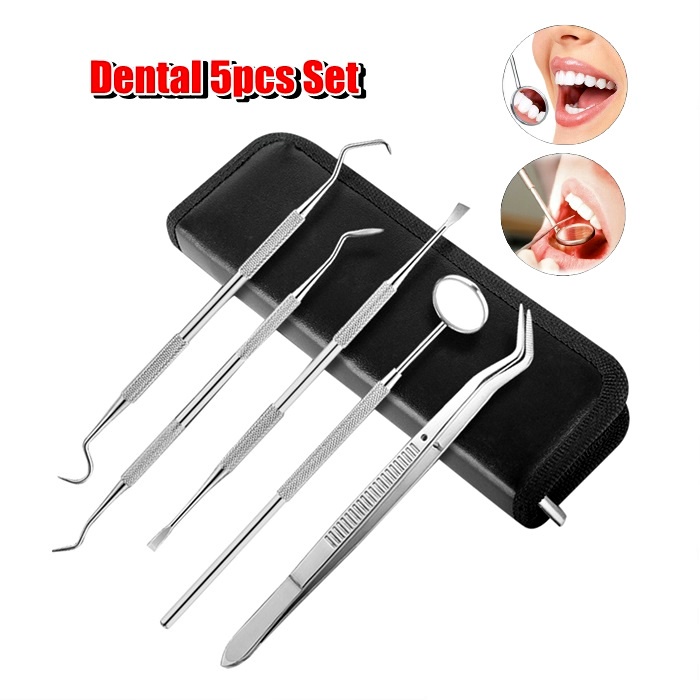 Dental Tools, 5 Pack Set Alat Pembersih Karang Gigi Putih Teeth ...