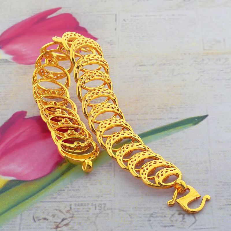 Zhulian Rantai tangan emas/Gold Plated Bracelet Jewellery (Rantai ...