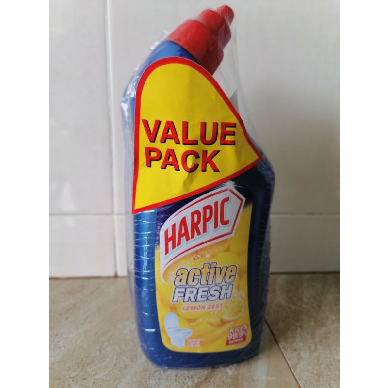 Harpic Liquid Lemon Zest Toilet Cleaner (2 x 500ml) | Shopee Malaysia