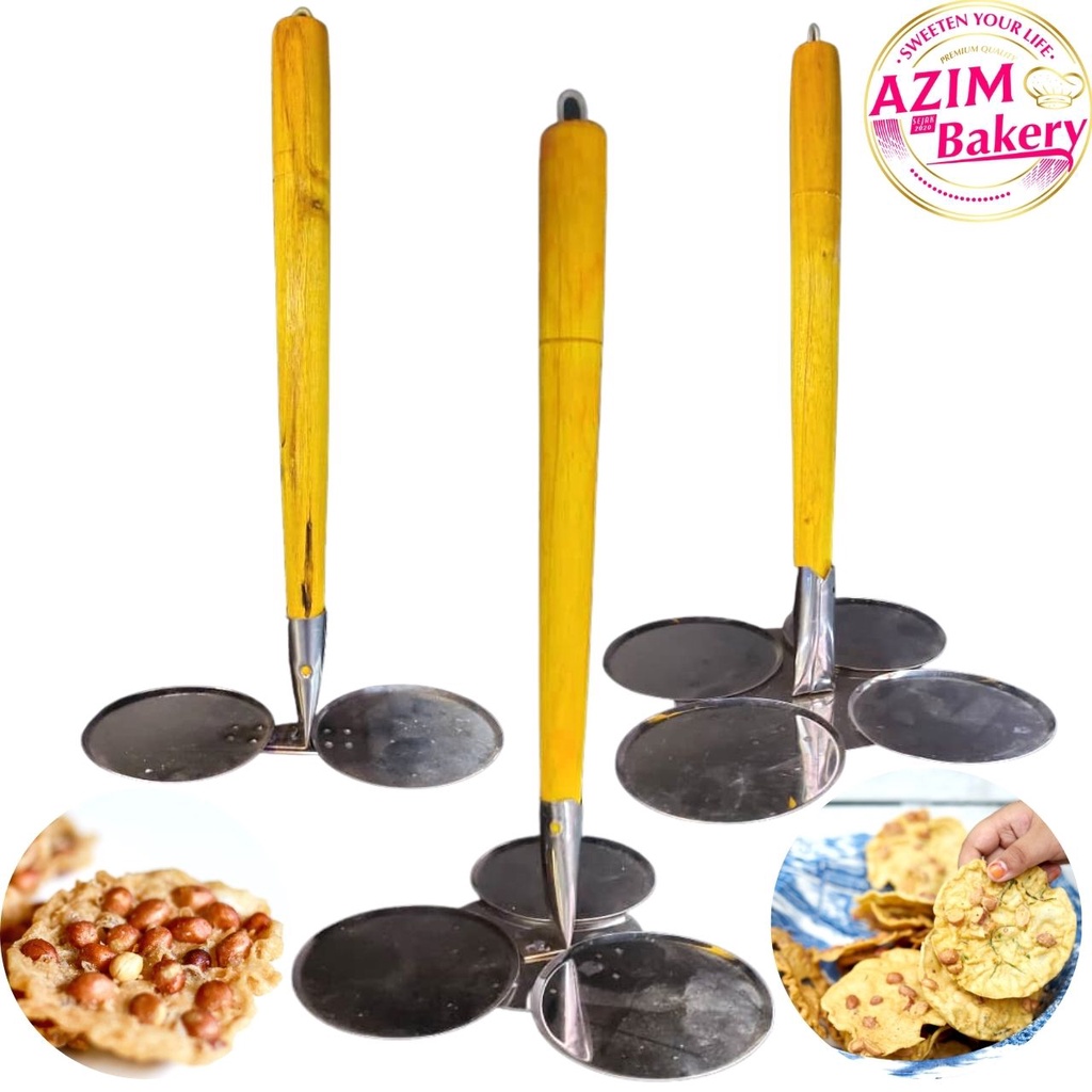 Acuan Rempeyek Kembar | Acuan Tempeyek 2, 3, 4 Head Acuan Kuih Rempeyek ...