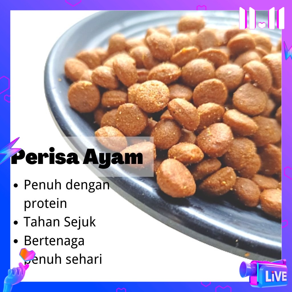 Makanan Kucing Premium 50g 80g Kucing Dewasa Kitten Kucing Berumur Ayam ...