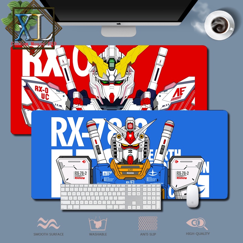 XL Custom Gaming Mouse Pad Mobile Suit Gundam 4 Mouse Pad - Extra Large ...