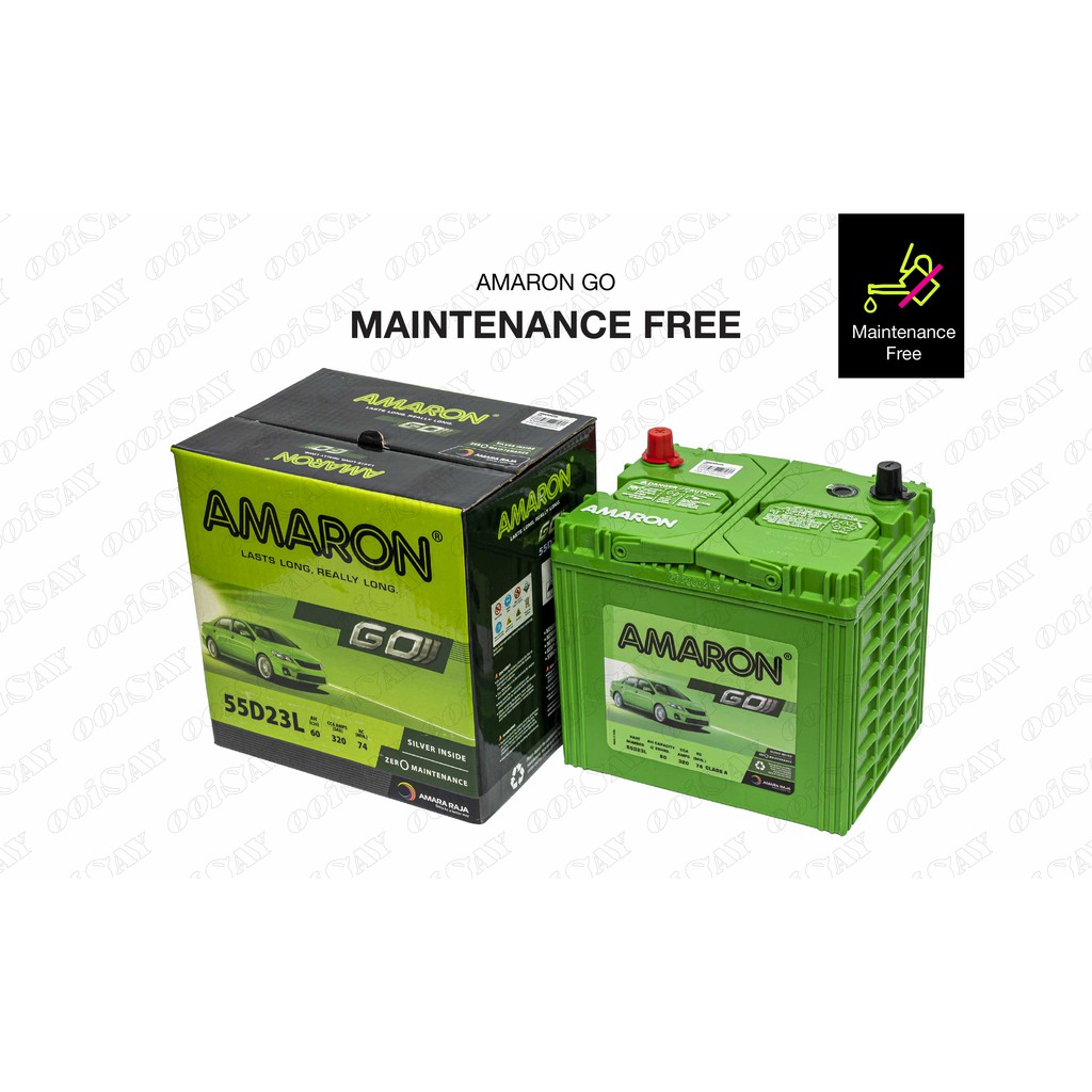 55D23L car battery Amaron Go Bateri Kereta FREE Delivery > Inspection ...