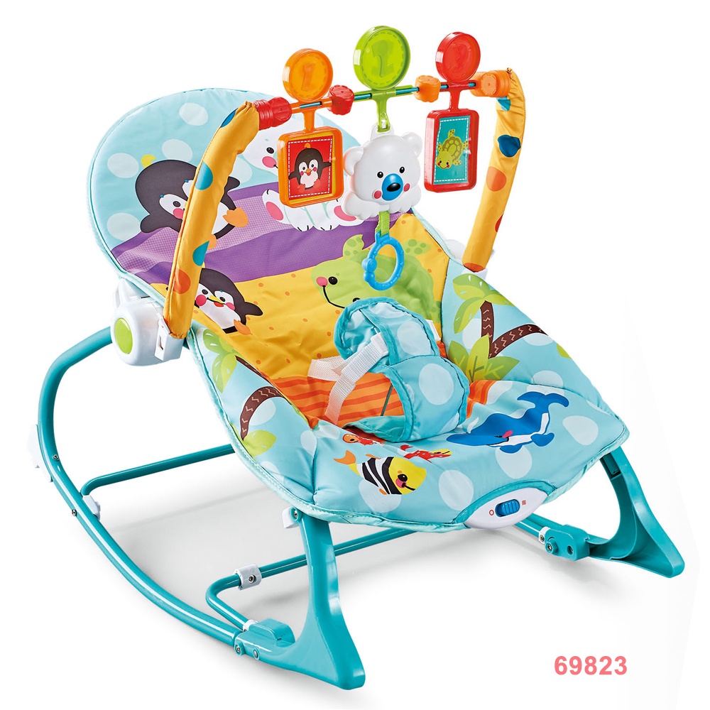 Premium Baby Rocker Bouncer Toddler with Music & Vibration Mode Baby ...