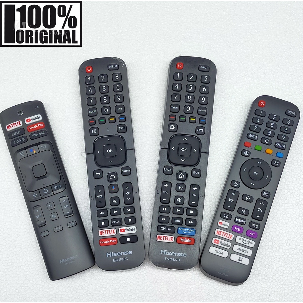 HISENSE Smart Tv Remote Control (100% Original) | Shopee Malaysia