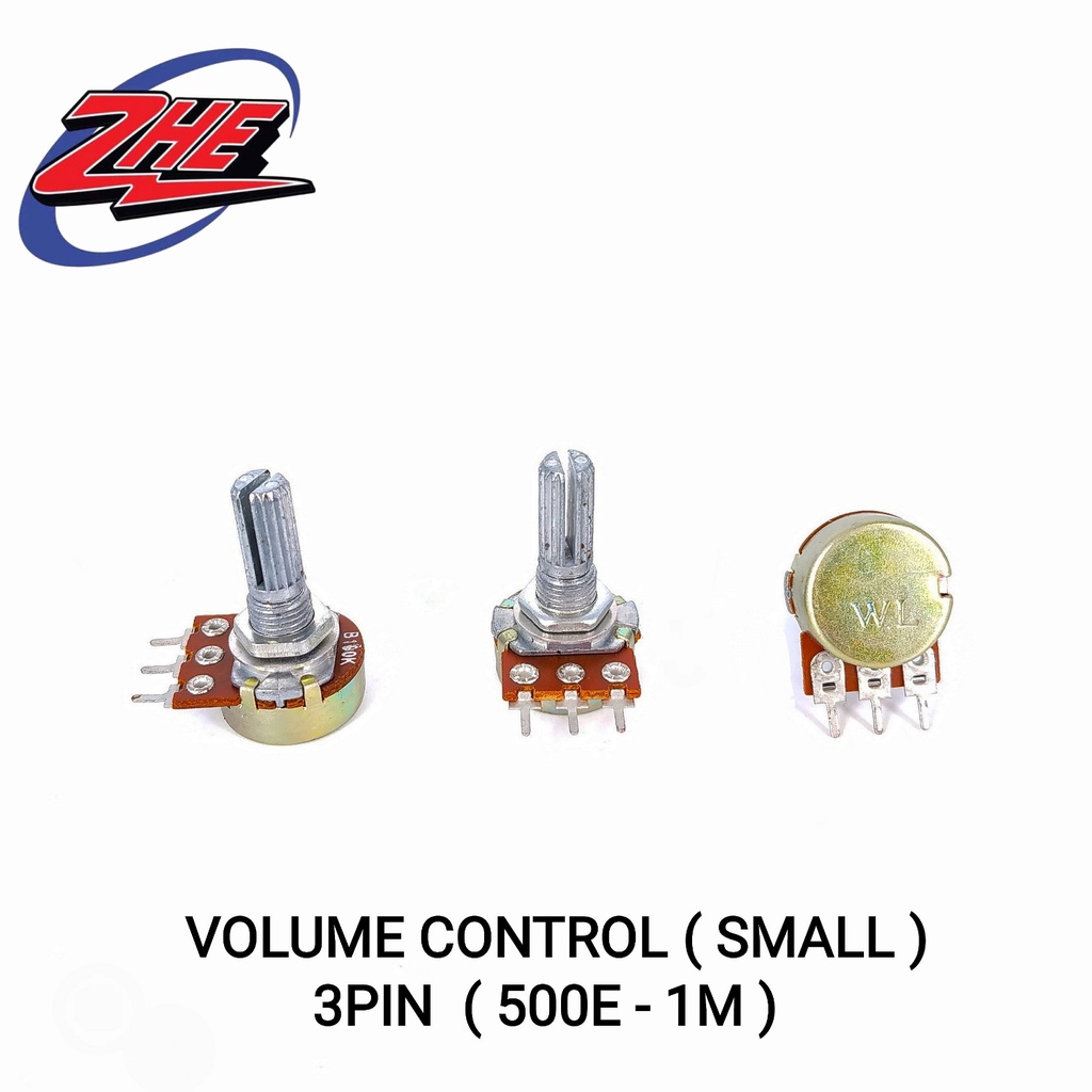 SMALL 3PIN VR VOLUME CONTROL/ SELECTOR SWITCHES/POTENTIOMETER/ VARIABLE ...