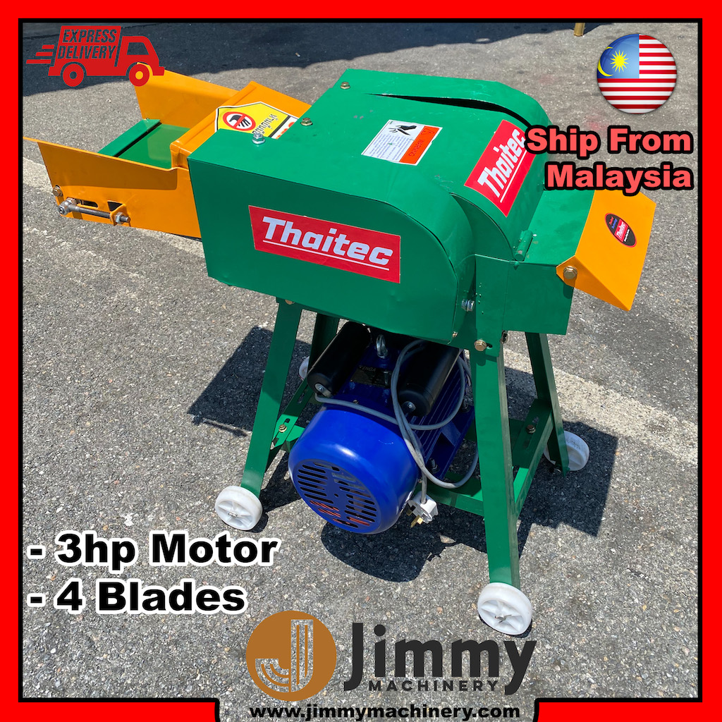 Thaitec Leaf Chopper Machine Self Delivery Belt Cover 3hp Electric ...
