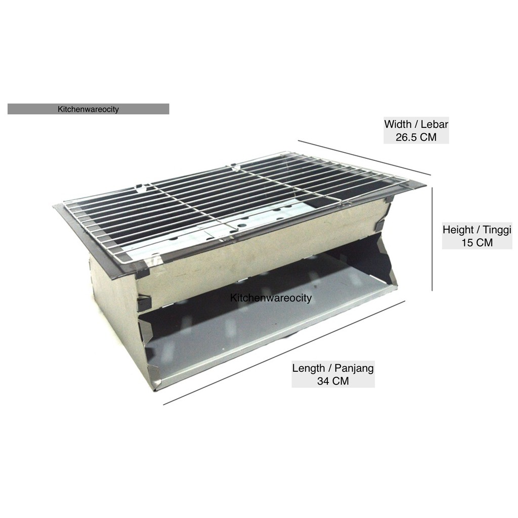 BBQ Satay Stove (Small) / Satay Grill Stove / Outdoor BBQ Grill ...