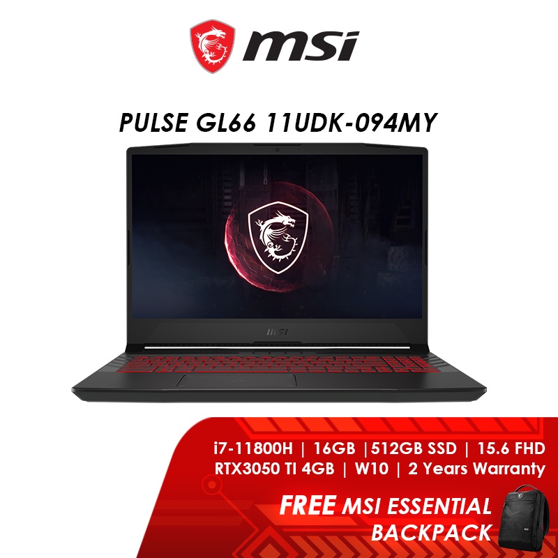 MSI Pulse GL66 Price in Malaysia & Specs - RM4575 | TechNave