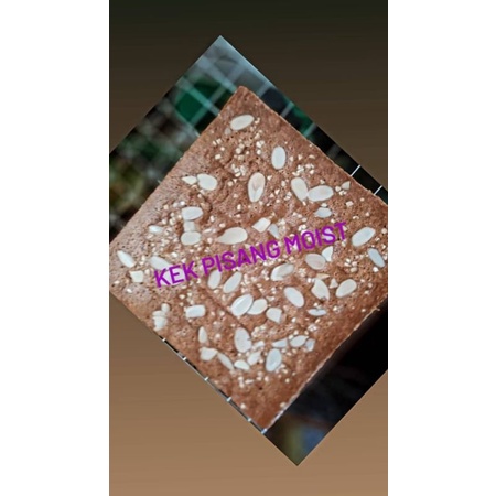 KEK PISANG MOISE (HOMEMADE) HIGH PRIMEUM (KURANG MANIS) | Shopee Malaysia