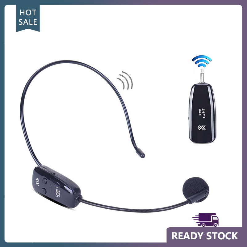 【RAC】Wireless Microphone Headset Mic for Voice Amplifier Speaker ...