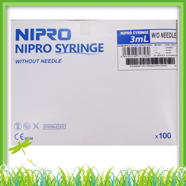 Nipro Syringe without needles Luer Lock(3ml/5ml) 100s | Shopee Malaysia