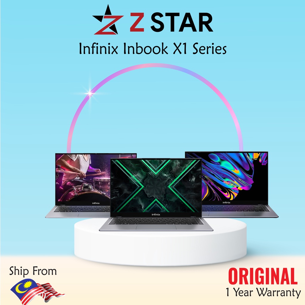 Infinix InBook X1(i3 8GB+256GB SSD / i5 8GB+512GB SSD / i7 16GB+512GB ...