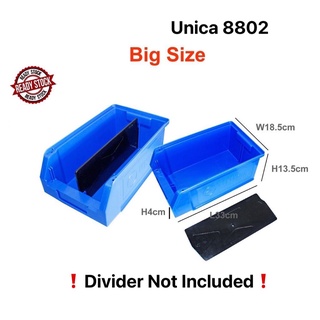 Unica Wall-Mounted Front-Vent Stackable Industrial Container Box Heavy ...