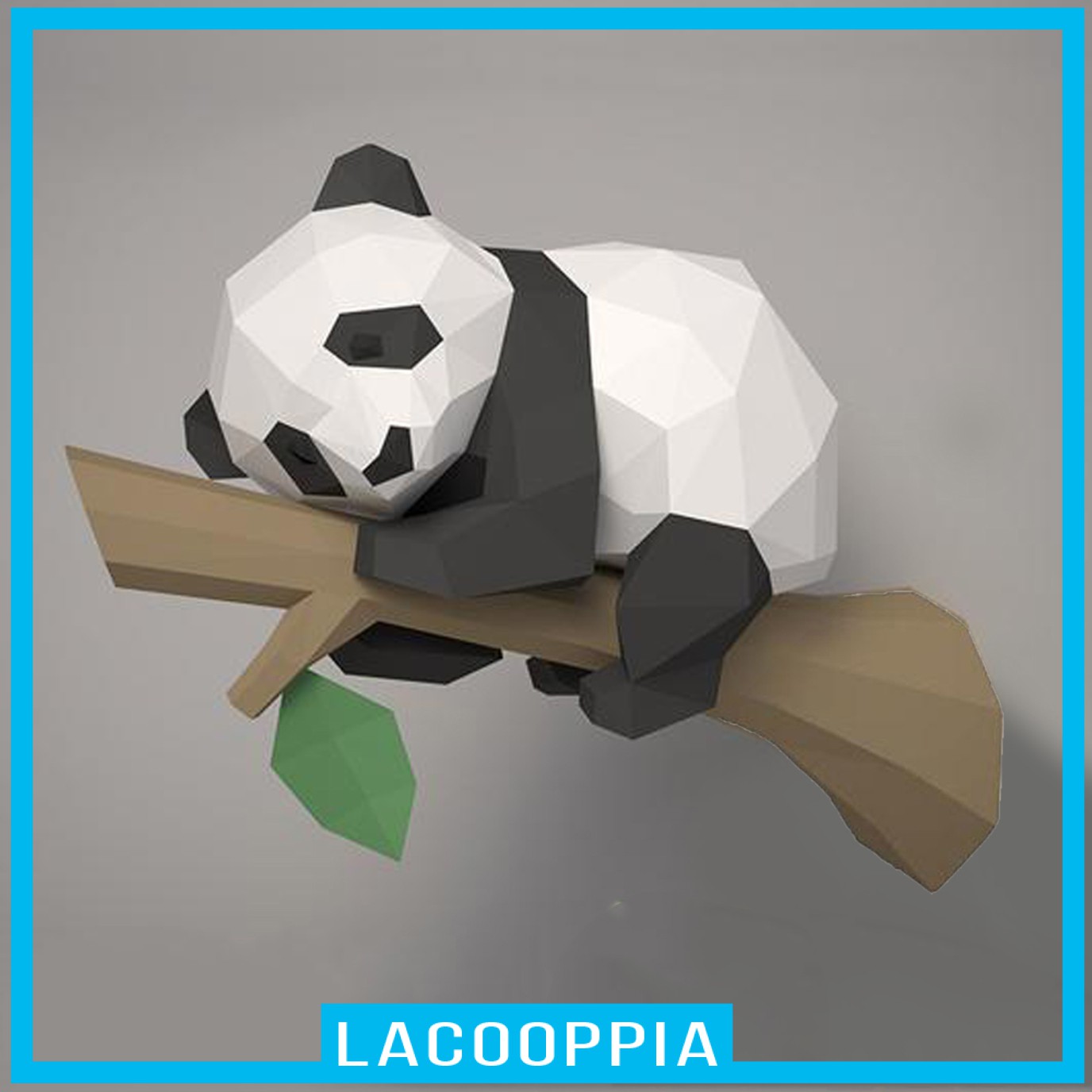 Panda 3d Paper Model Paper Craft Model Diy Playing Paper Template | BeeCost