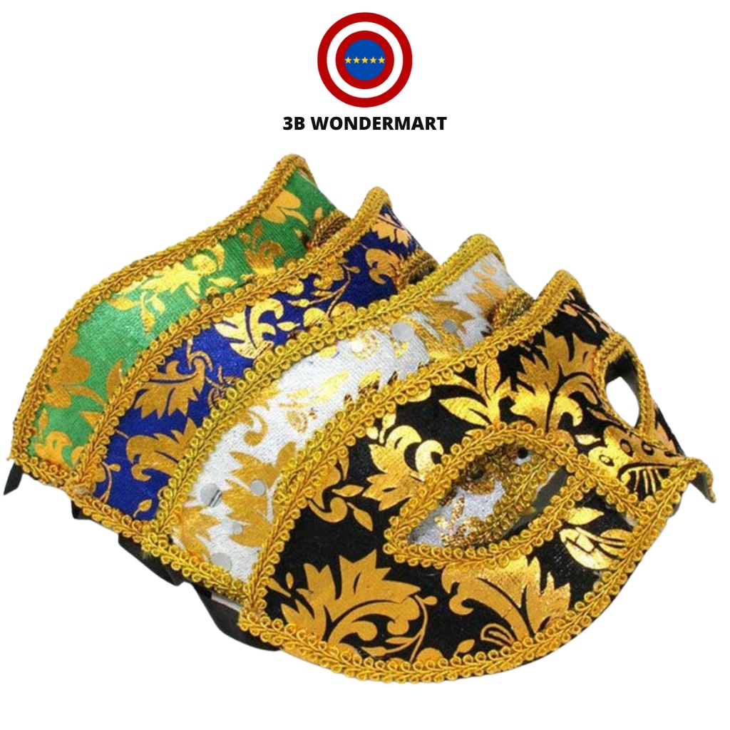 Unisex Mask Masquerade Venetian Style for Party Event Topeng Muka ...