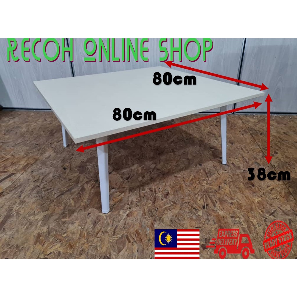 80cm x 80cm Waterproof Wooden Table Coffee Table Dining Table Study ...