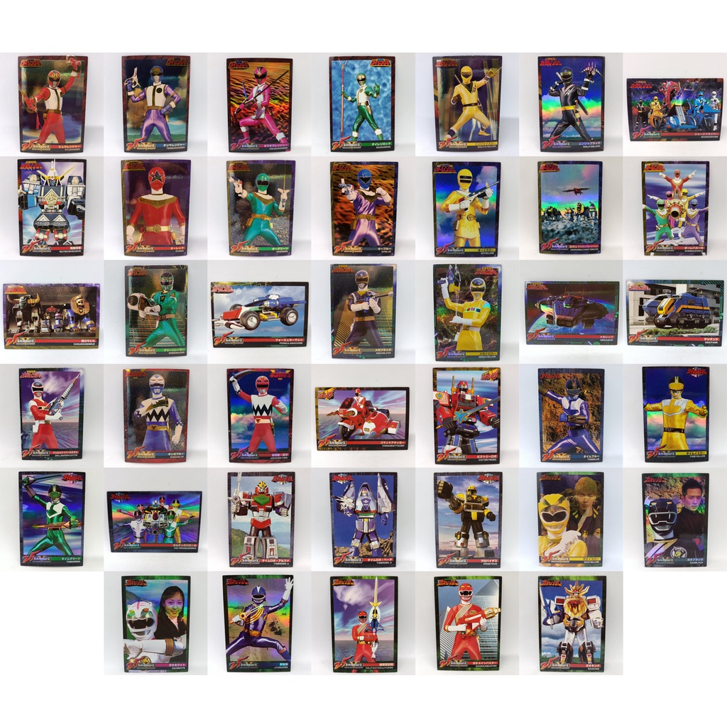 Morinaga Super Sentai 25th Anniversary Cards (145 - 225) Dairanger ...