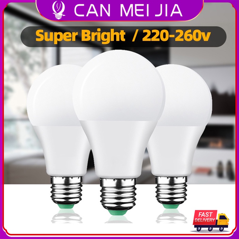 Led Bulb E27 5/7/9/12/15/18W Light Bulb Led 220V Lampu Mentol Led Rumah ...