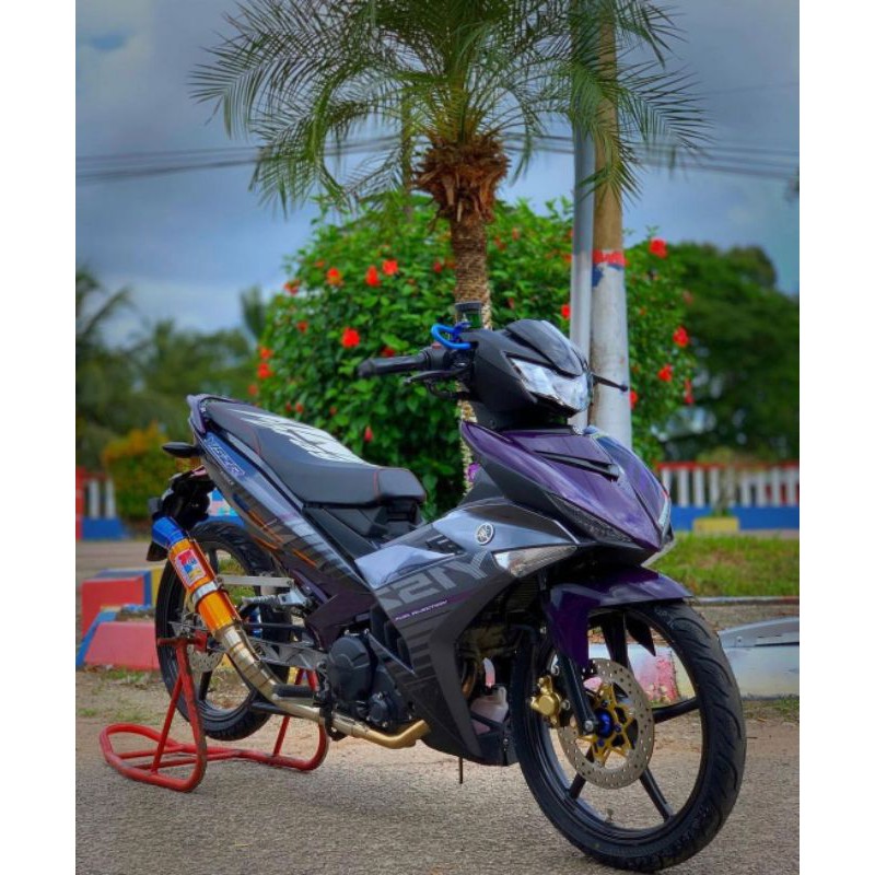 Coverset Purple Grey 1st model Yamaha Y15ZR V1 V2 Ysuku Y15 Original ...