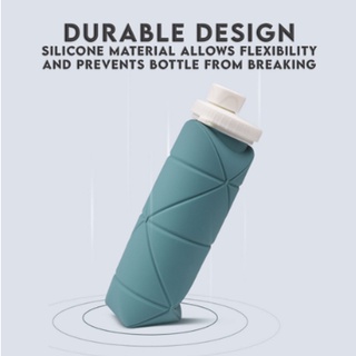 Fold Water Bottle Collapsible botol lipat Silicone Bottle Foldable 折叠水罐 ...