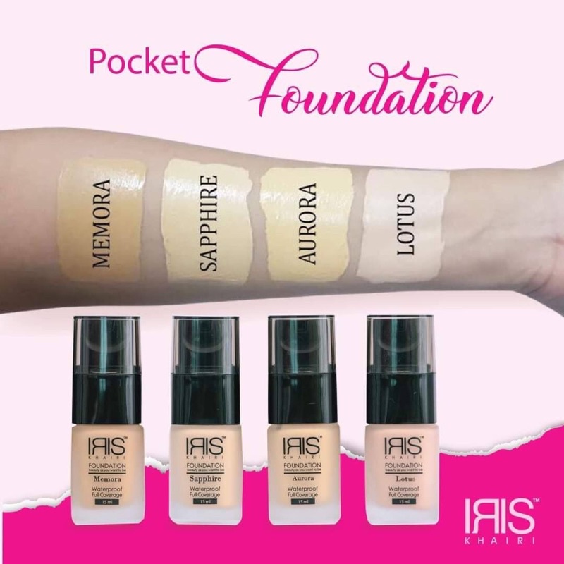 foundation iris pocket foundation No 1 mua2 malysia | Shopee Malaysia