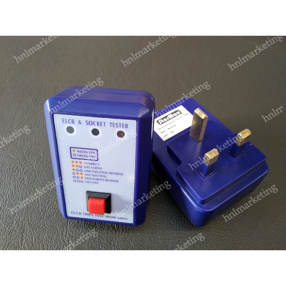 Elcb rccb & 13a switch socket tester | BeeCost