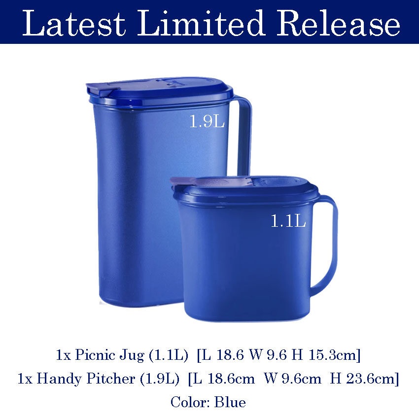 Tupperware Handy Drinking Set ( 1.1L OR 1.9L ) | Shopee Malaysia