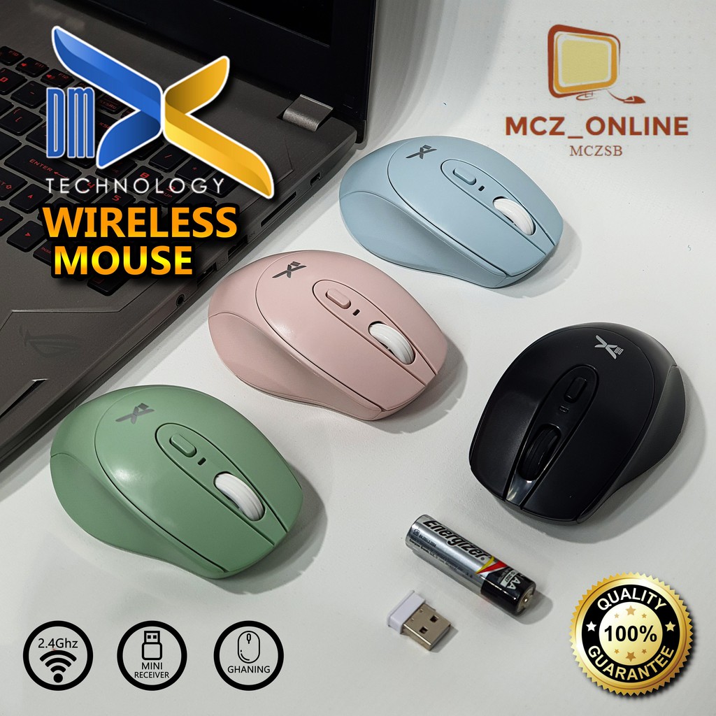[READY STOCK] DMX 2.4Ghz WIRELESS MOUSE OFFICE WIRELESS MOUSE BASIC ...